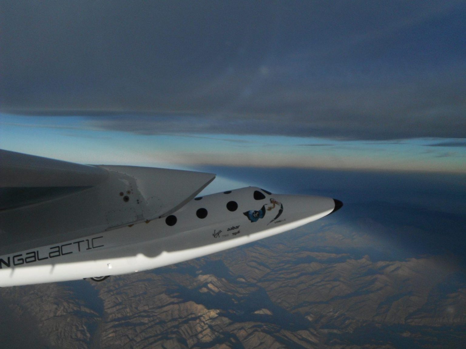 White Knight Two was the aircraft carrying SpaceShipTwo ...